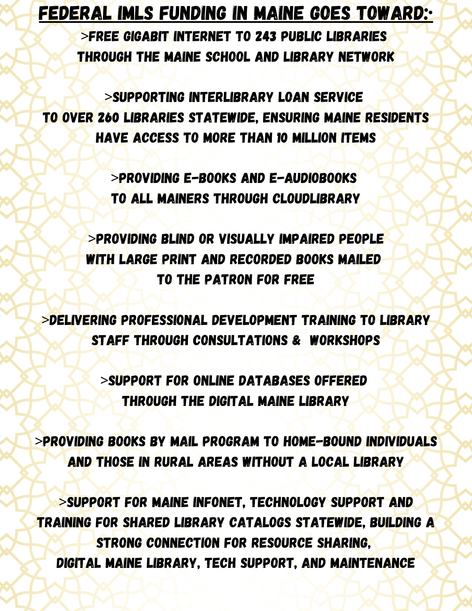 IMLS Federal Funding • Vassalboro Public Library
